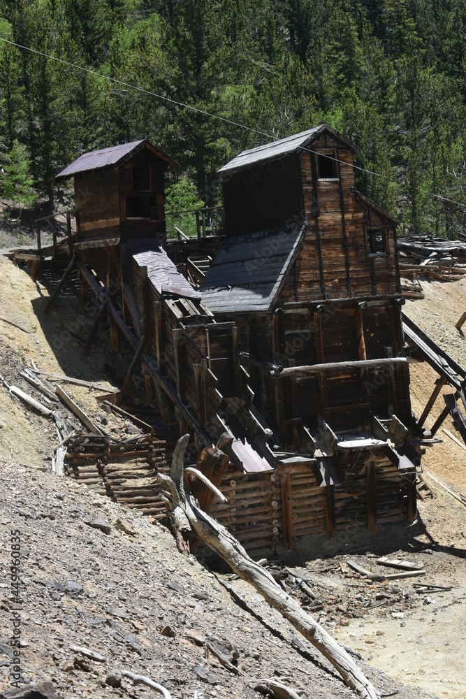 Mining frame Stock Photo | Adobe Stock