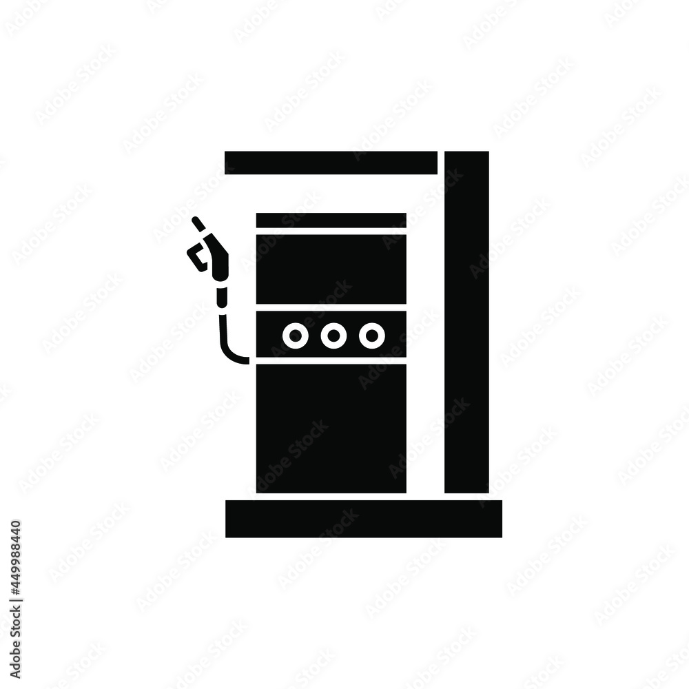 gas station icons symbol vector elements for infographic web Stock ...