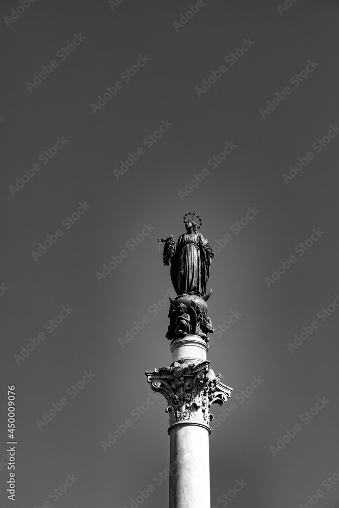Column of the Immaculate Conception, is a nineteenth-century monument ...