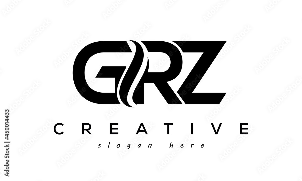 Letter GRZ creative logo design vector Stock Vector | Adobe Stock