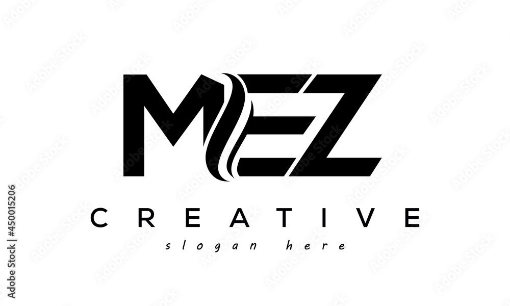 Letter MEZ creative logo design vector Stock Vector | Adobe Stock