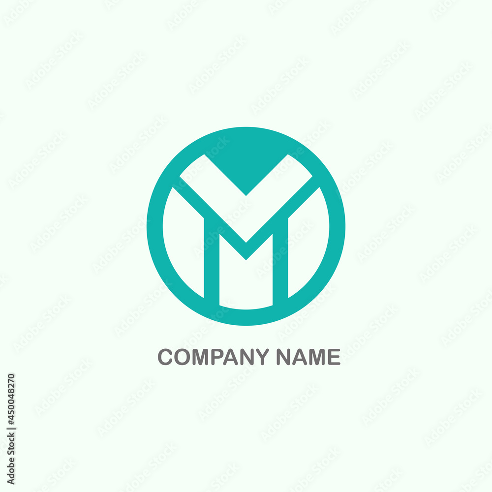 Basic RGB logo letter m Stock Vector | Adobe Stock