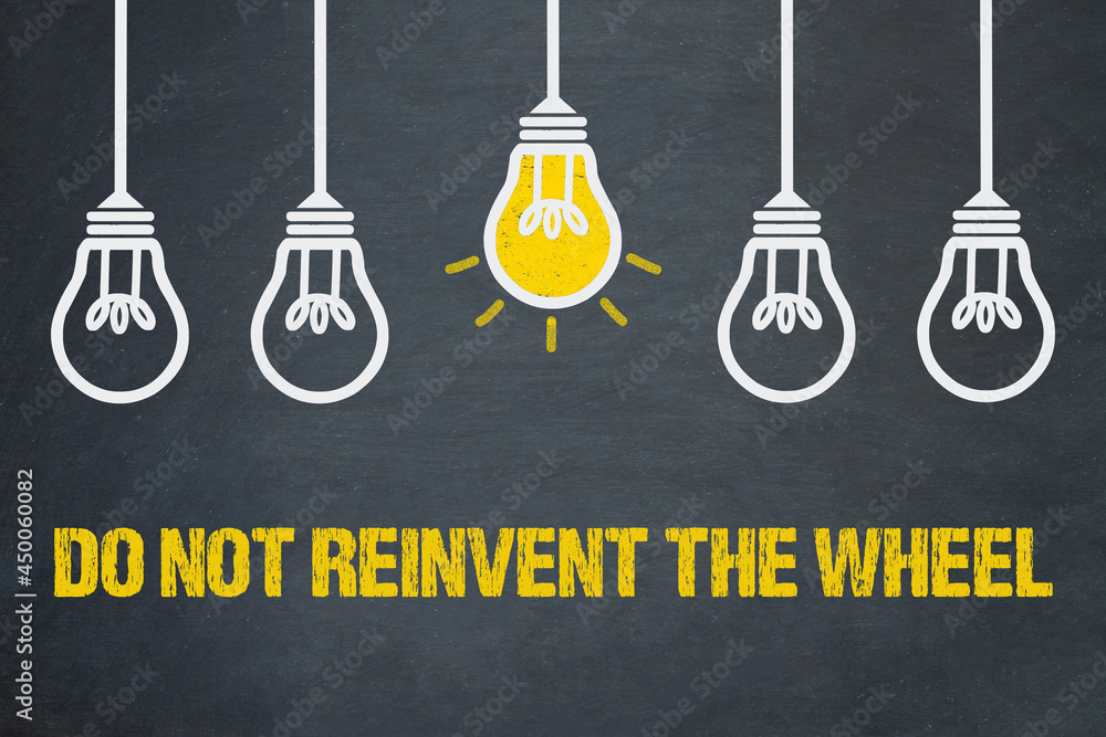 do not reinvent the wheel Stock Illustration | Adobe Stock