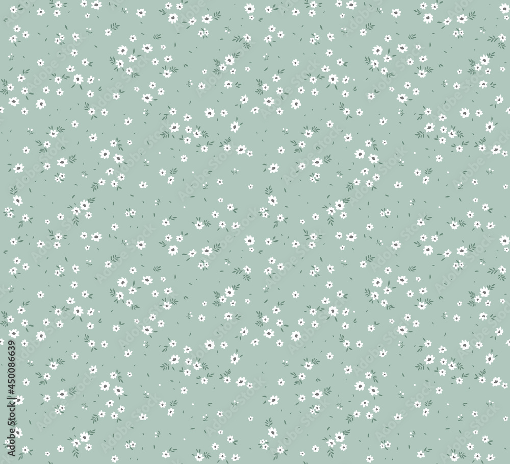 Cute floral pattern in the small flowers. Seamless vector texture ...