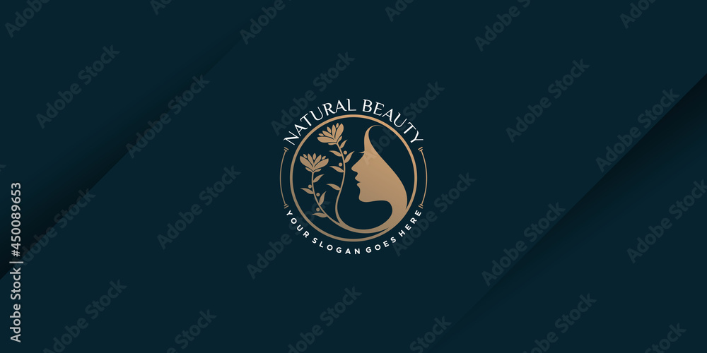 Beauty logo with creative element concept Premium Vector part 1 Stock ...