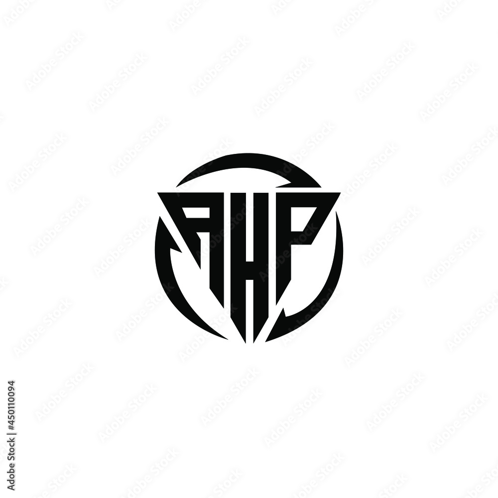 AHP letter logo abstract design. AHP unique design, AHP letter logo ...