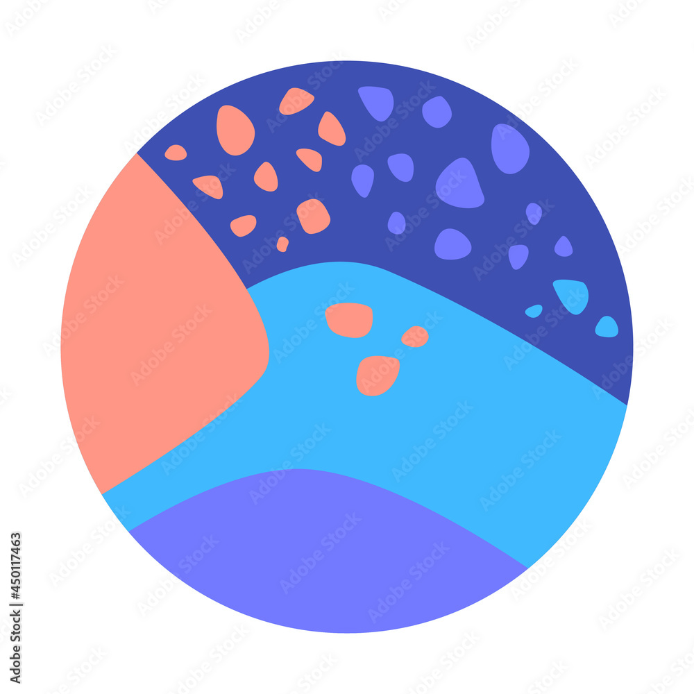 boho minimalist round circle symbol abstract shape icon for t shirt ...