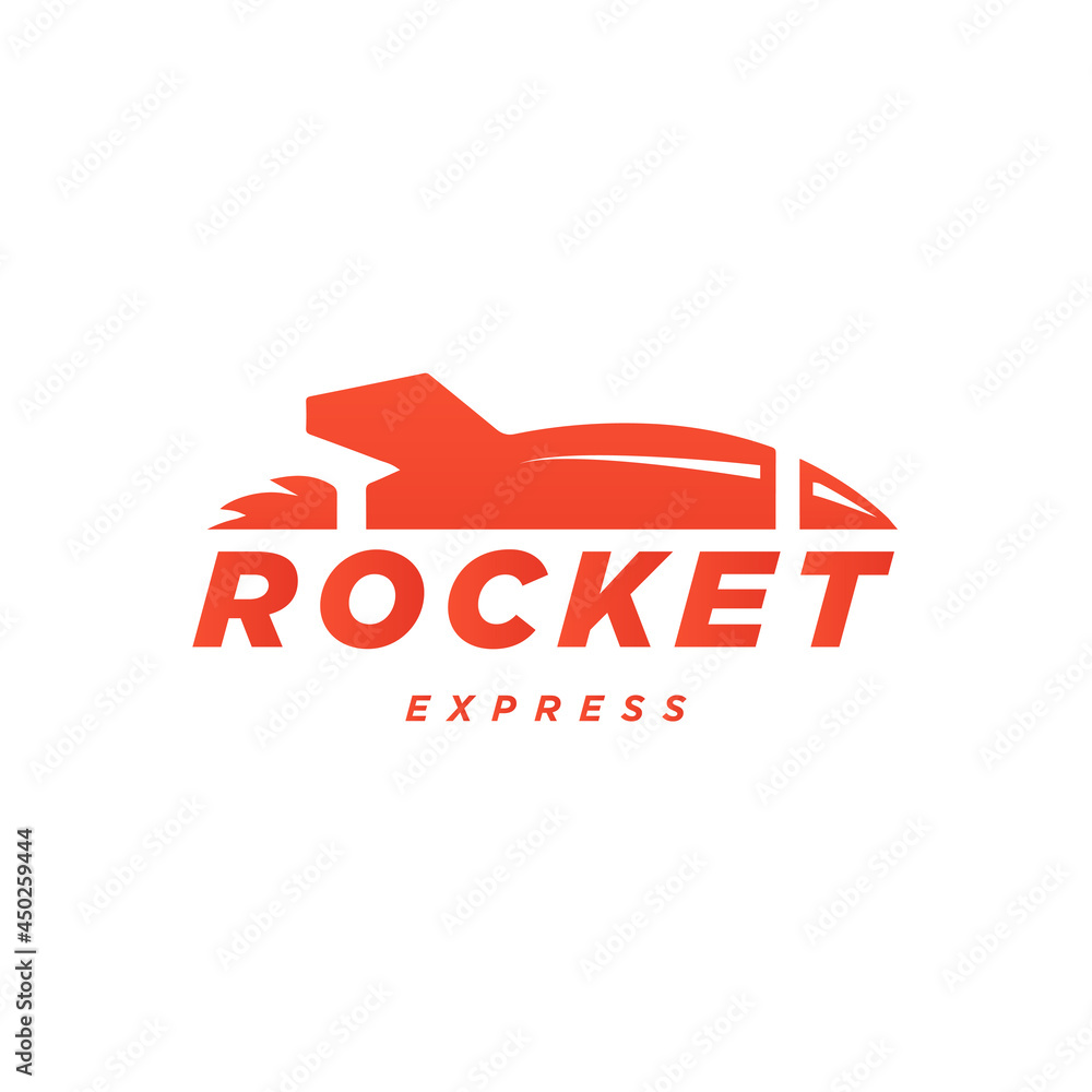 Rocket logo design template. Rocket vector illustration Stock Vector ...