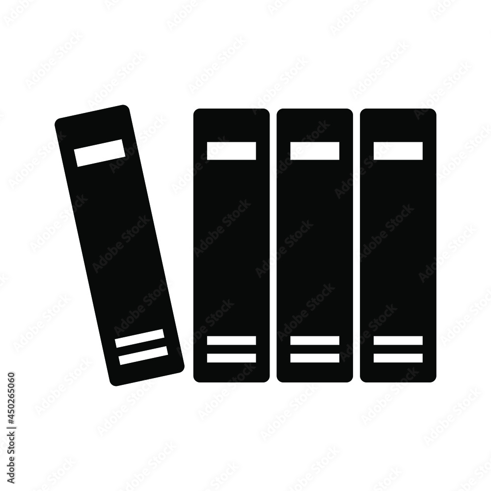 Book. Open book. Library symbol for web and mobile app design. Isolated ...