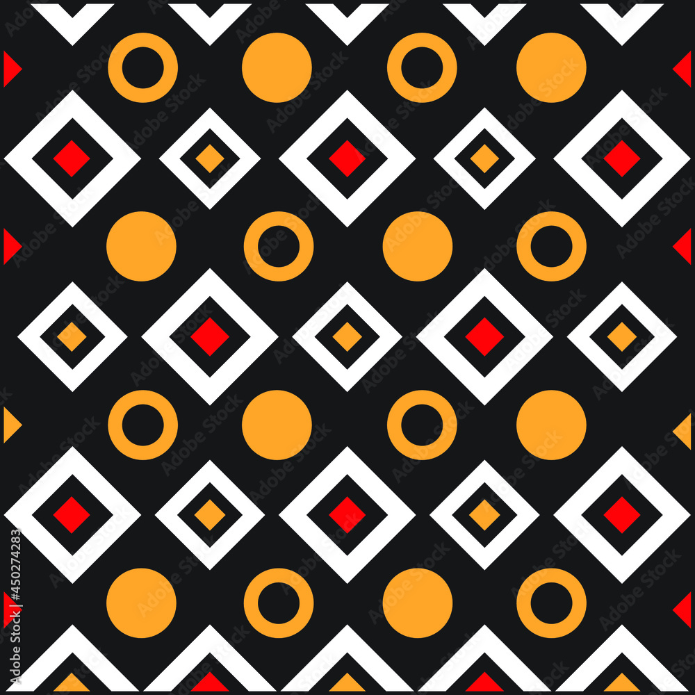 Vetor de Colored textures, similar to African fabrics, essentially the ...