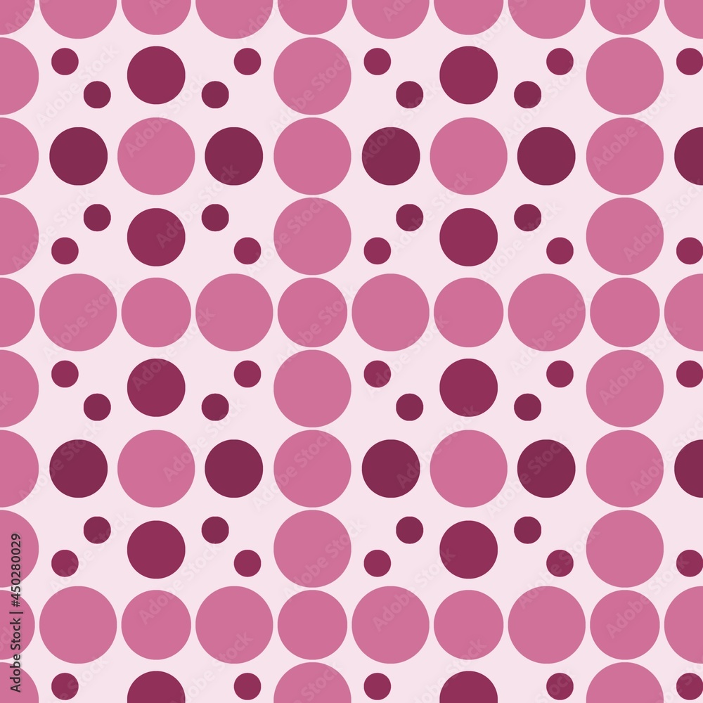 Universal polka dot texture for printing on textile, paper. Regular ...