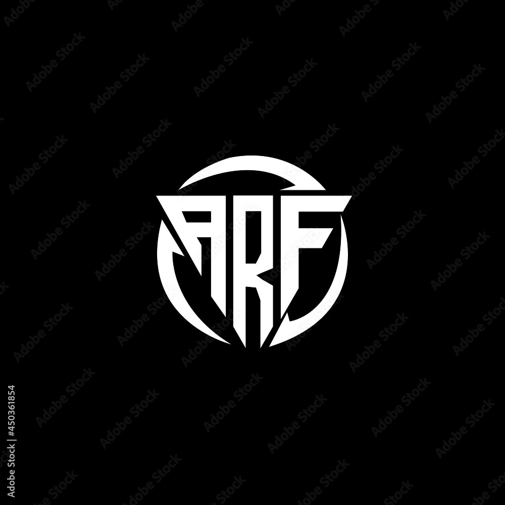 ARF letter logo abstract design. ARF unique design, ARF letter logo ...