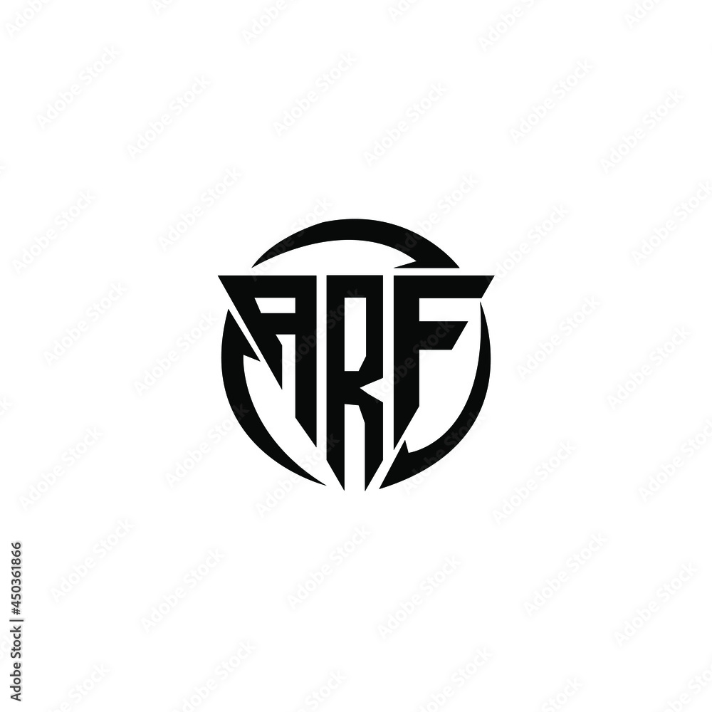 ARF letter logo abstract design. ARF unique design, ARF letter logo ...