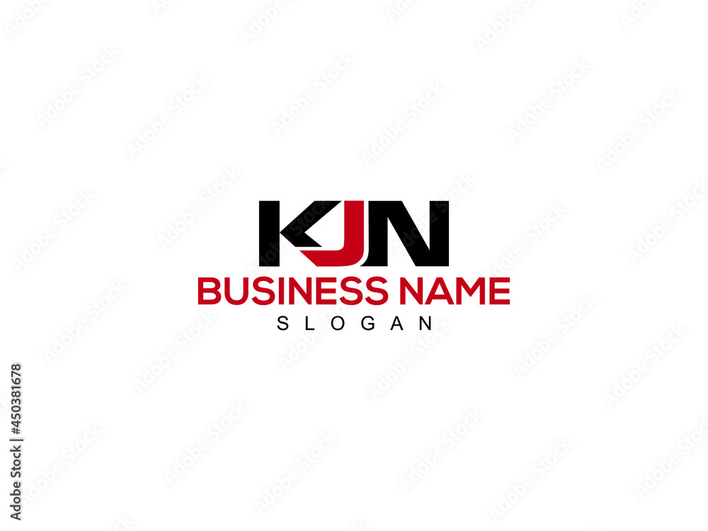 Letter KJN Logo, Creative kjn Logo Letter Vector Stock Stock Vector ...