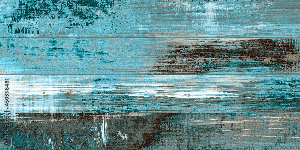 cyan multi color wooden planks panted rough wood texture aqua turquoise ...