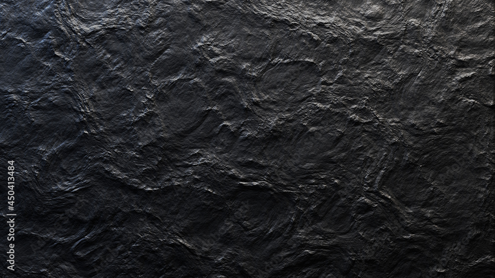 Rocky Slab Black Texture — An 8K 3D rendered illustration of a complex ...