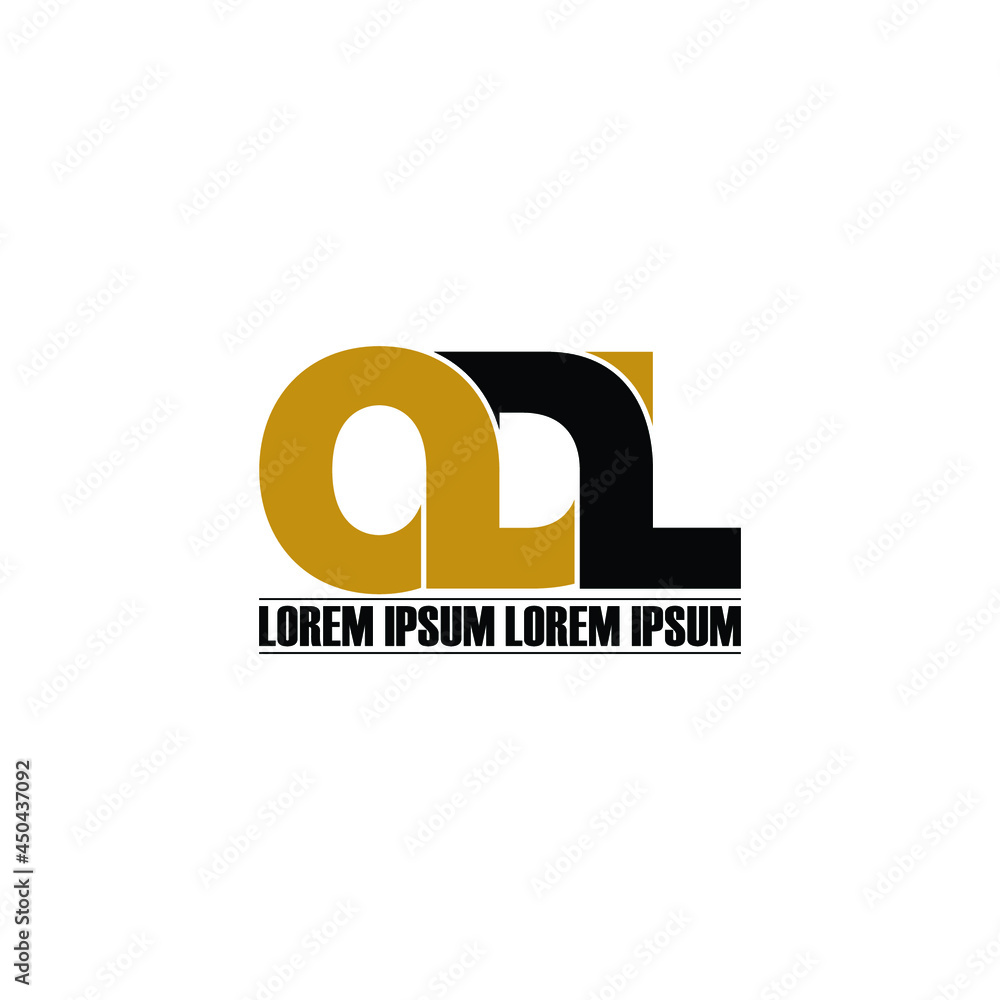 ODL letter monogram logo design vector Stock Vector | Adobe Stock