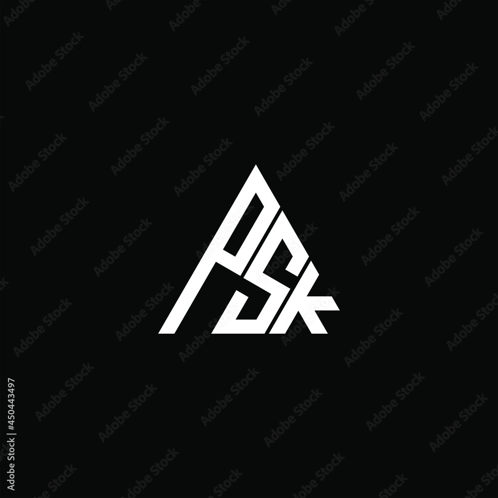 PSK letter logo creative design. PSK unique design Stock Vector | Adobe ...