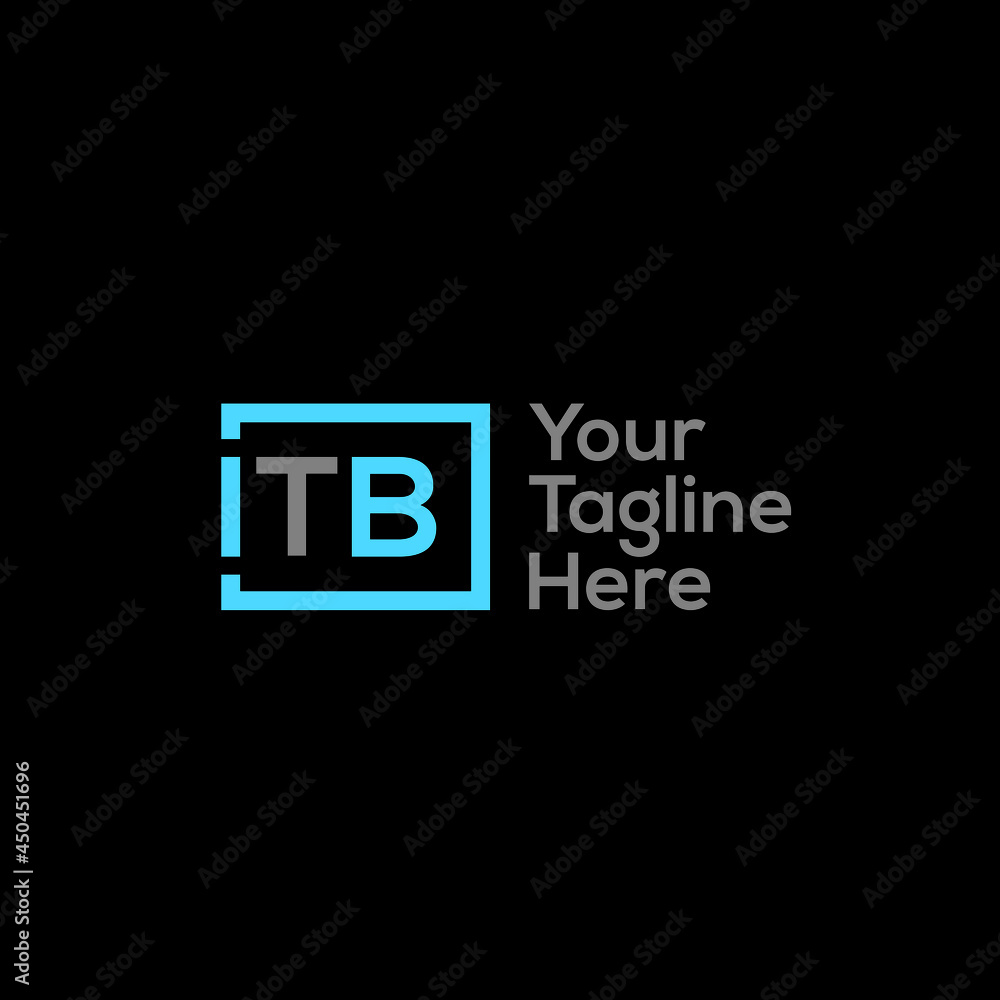 ITB letter logo design on black background.ITB creative initials letter ...