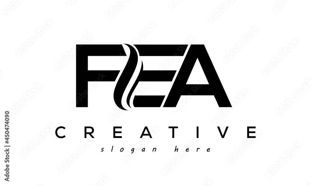 Letter FEA creative logo design vector Stock Vector | Adobe Stock