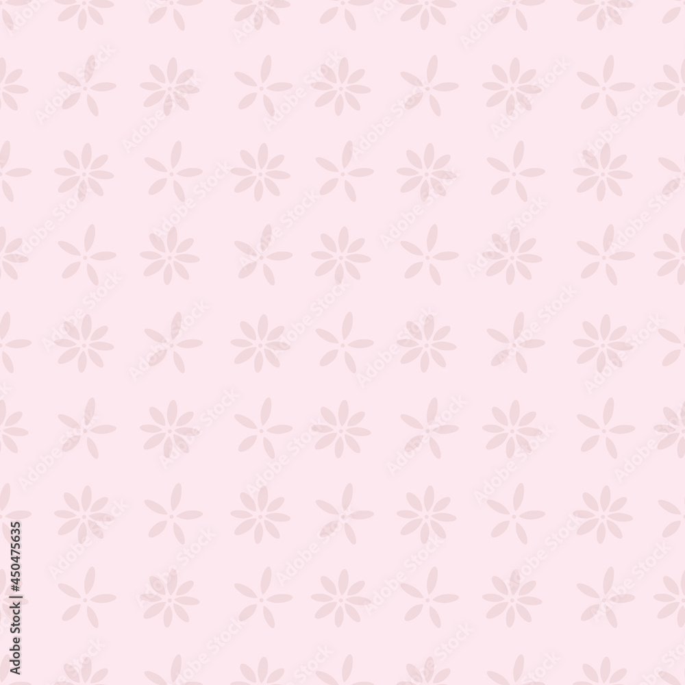 Cute floral pattern, delicate vector flower background. Stock Vector ...