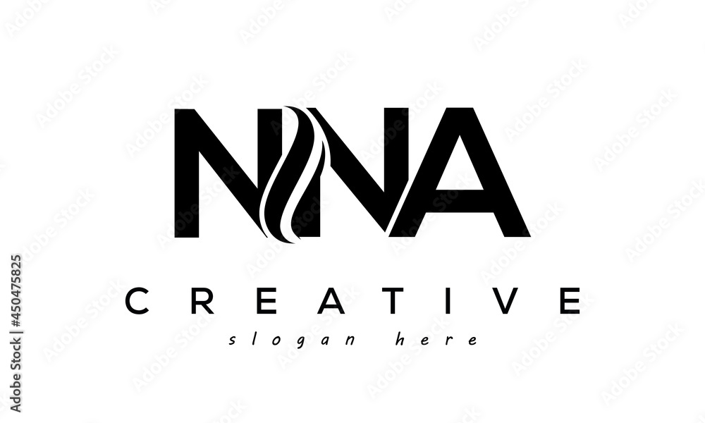 Letter NNA creative logo design vector Stock Vector | Adobe Stock