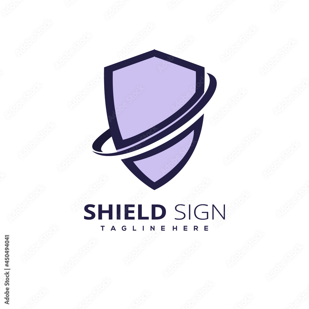 Shield Security Logo Design. Vector Illustrator Graphic Templates Stock ...