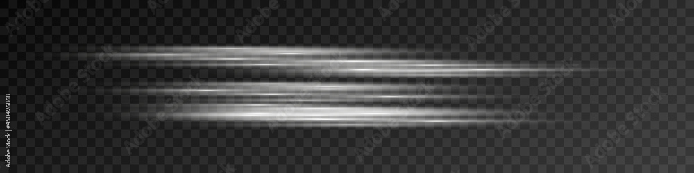 Light and stripes moving fast over dark background.design of the light ...