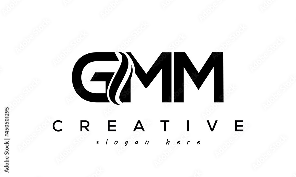 Letter Gmm Creative Logo Design Vector Stock Vector Adobe Stock