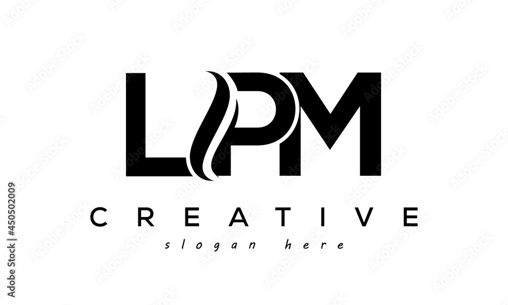 Letter LPM creative logo design vector Stock Vector | Adobe Stock