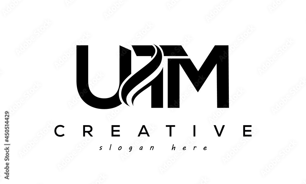 Letter UTM creative logo design vector Stock Vector | Adobe Stock