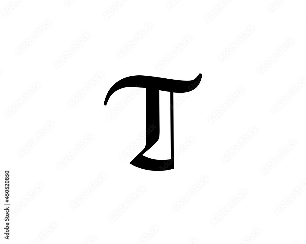 T TT leter logo design vector template Stock Vector | Adobe Stock