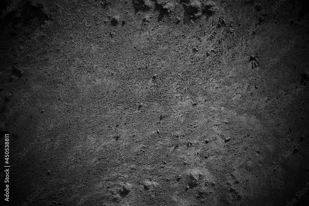 Black soil. Top view. Background. Texture. Stock Photo | Adobe Stock