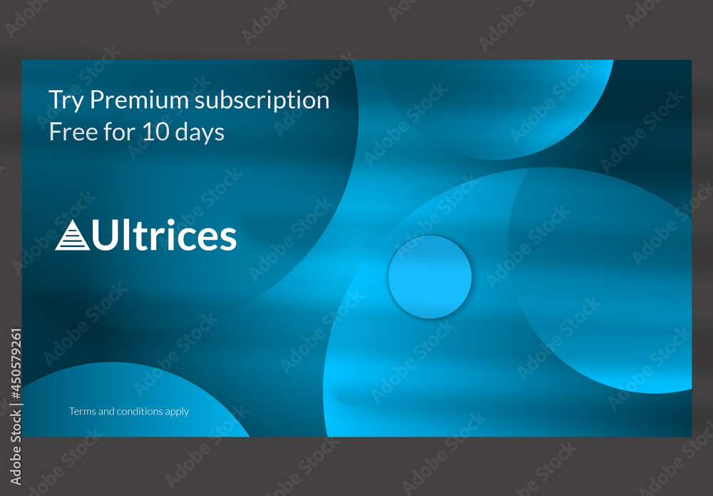 Slideshow Ad Layout with Vanishing Gradient Stock Template | Adobe Stock