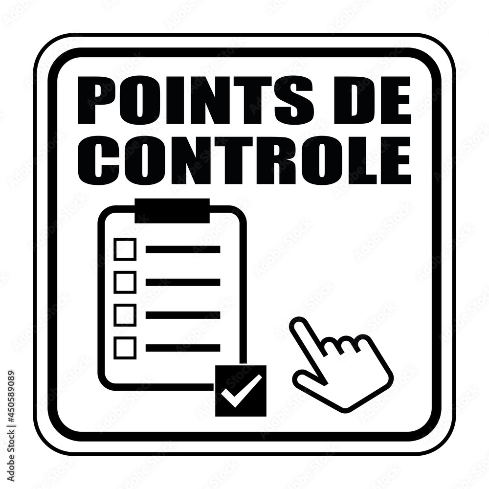 Logo points de contrôle. Stock-Vektorgrafik | Adobe Stock