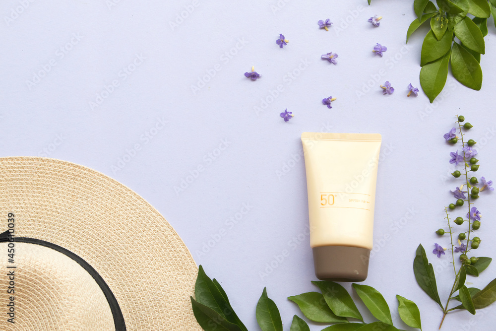 sunscreen spf50 health care for skin face of lifestyle woman relax ...