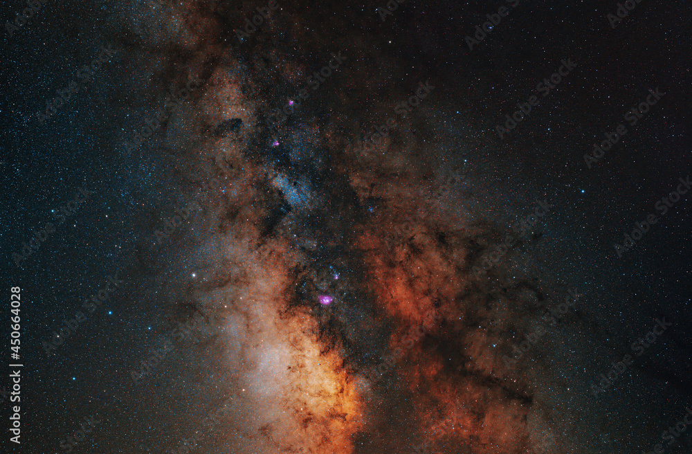 Milky Way Galaxy - astronomical overlay for photoshop, design and ...