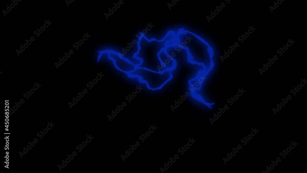 2D cartoon FX pack of electric shape elements animation. Drag and drop ...