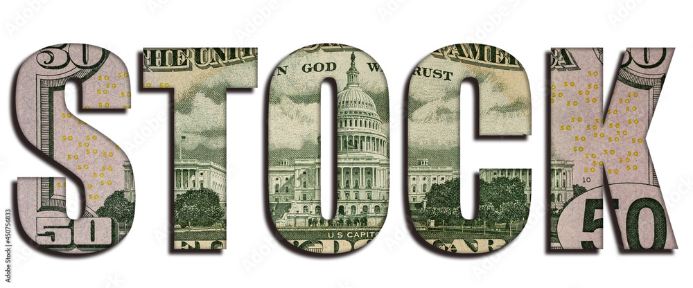 GREED Word 50 US Real Dollar Bill Banknote Money Texture on White ...