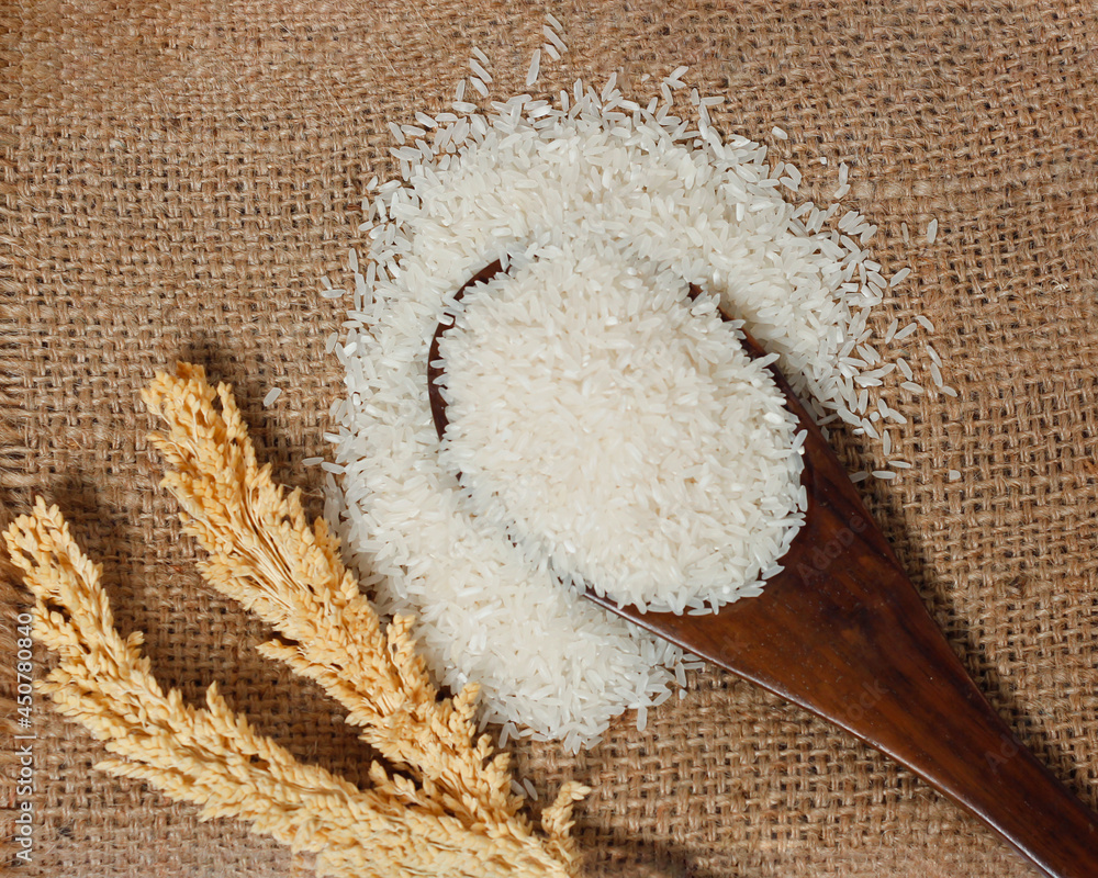 White rice is the main staple in the food chain in several countries ...