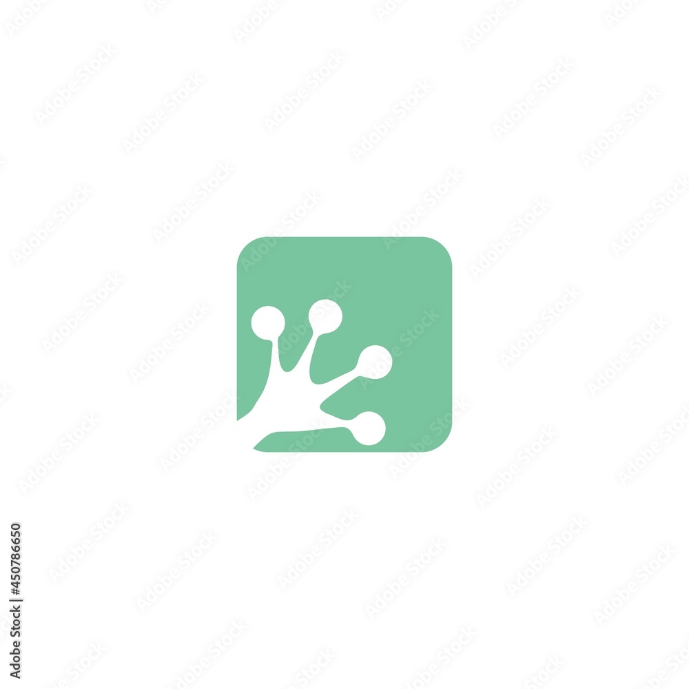 frog legs vector logo or mascot frog illustration cartoon template ...