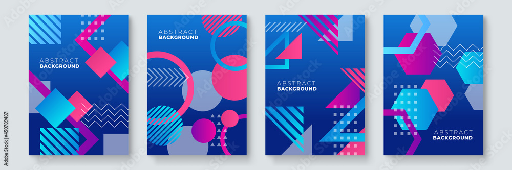 Geometry minimalistic artwork poster with simple shape and figure ...