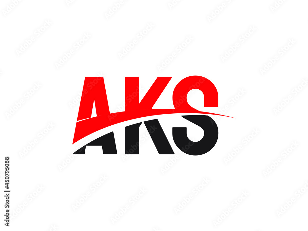 AKS Letter Initial Logo Design Vector Illustration Stock Vector | Adobe ...