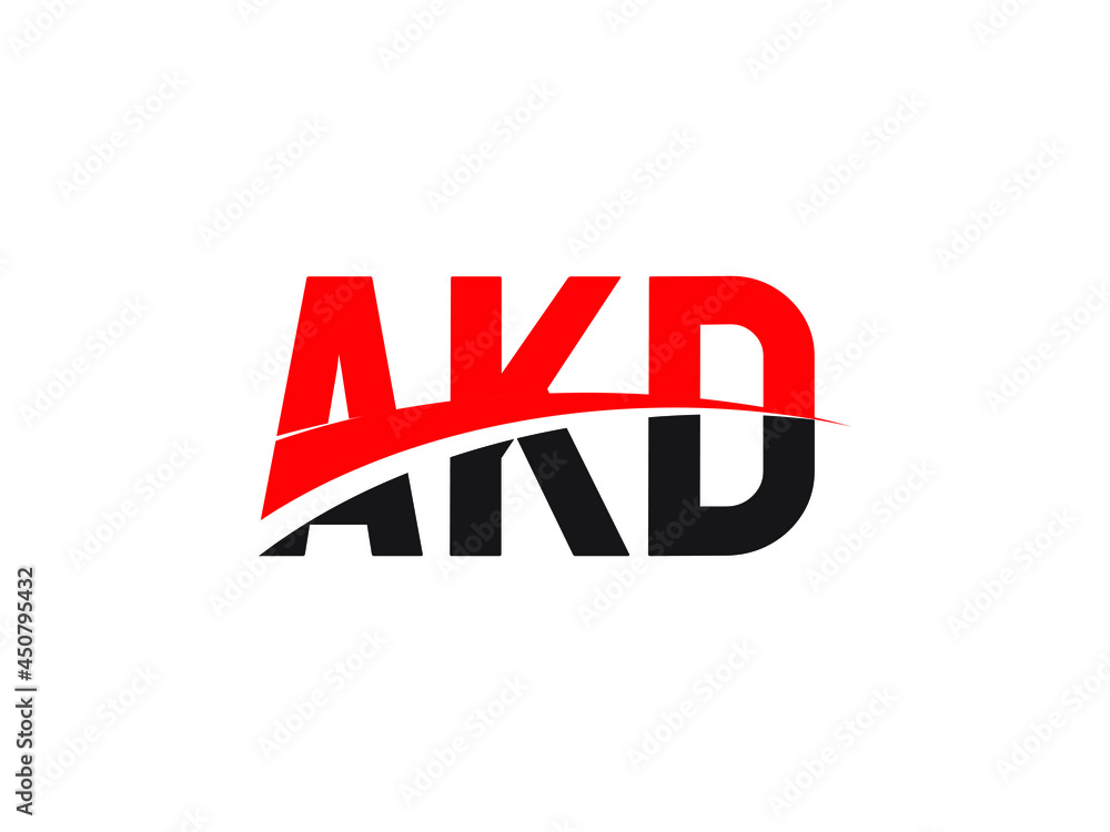 AKD Letter Initial Logo Design Vector Illustration Stock Vector | Adobe ...