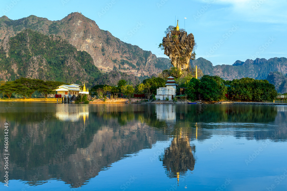 Myanmar (formerly Burma). Kayin State (Karen State). Hpa Han. Kyauk ...