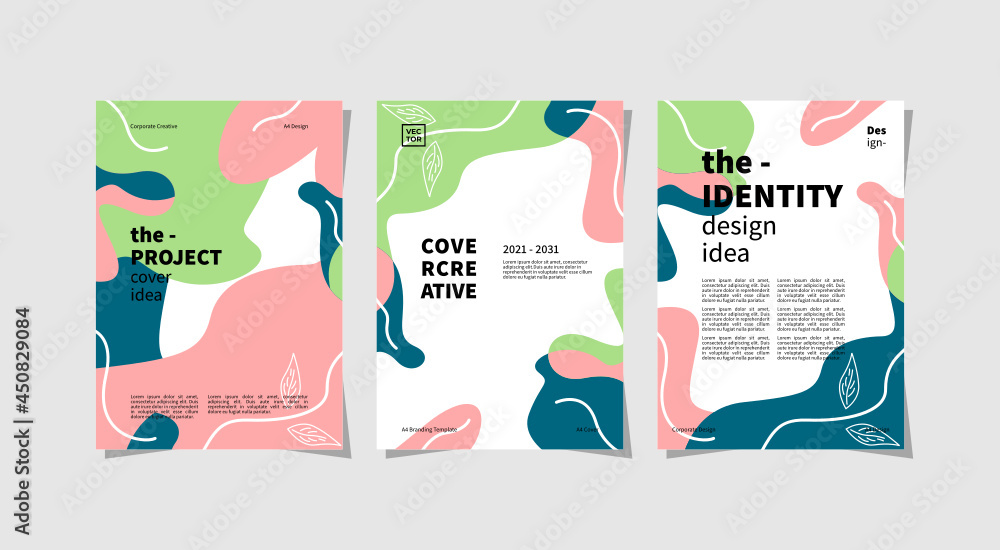 Colorful paper bundle, A4 size, perfect for business marketing purposes ...