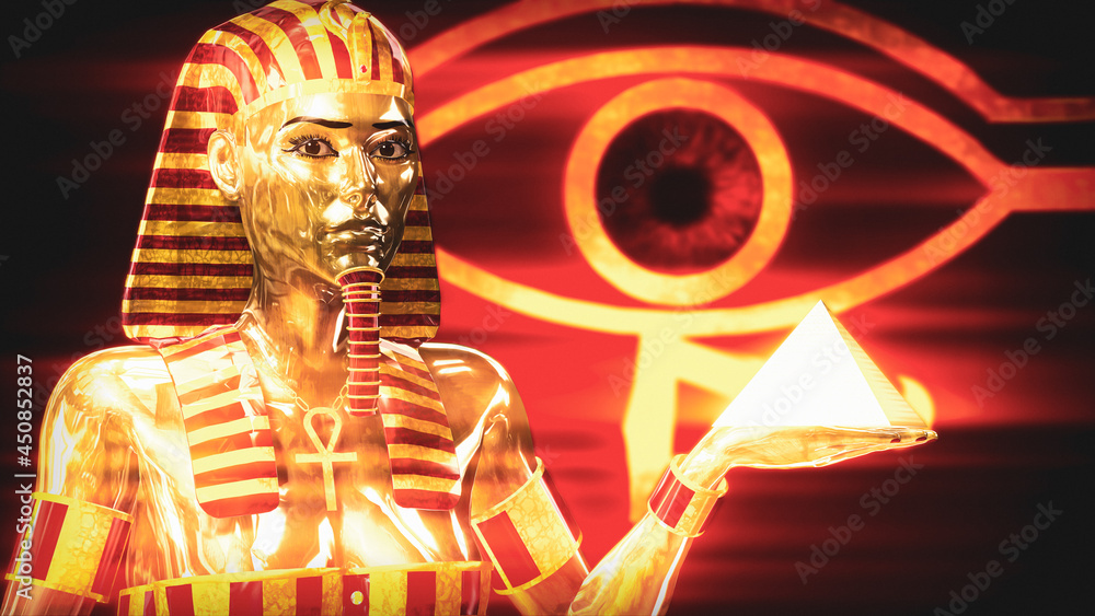 Pharaoh female - The Spirit of the Pharaohs - Pyramids - Egypt ...