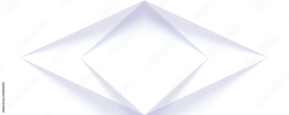 geometric background, white paper, abstract wallpaper, wall art ...