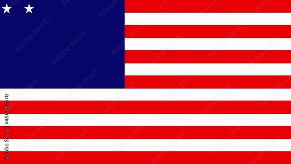 USA flag animation. Flag of USA. USA flag creation animation. Stock ...