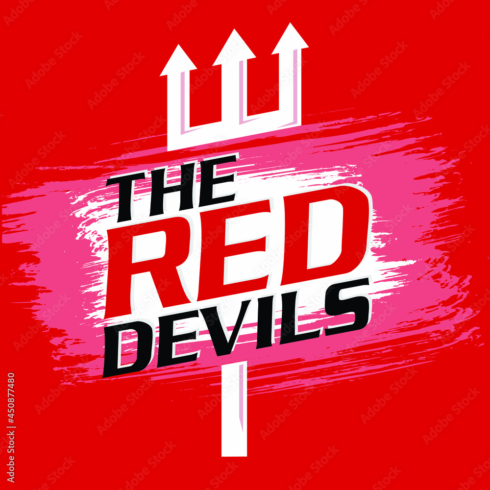 red background with text style Stock Vector | Adobe Stock